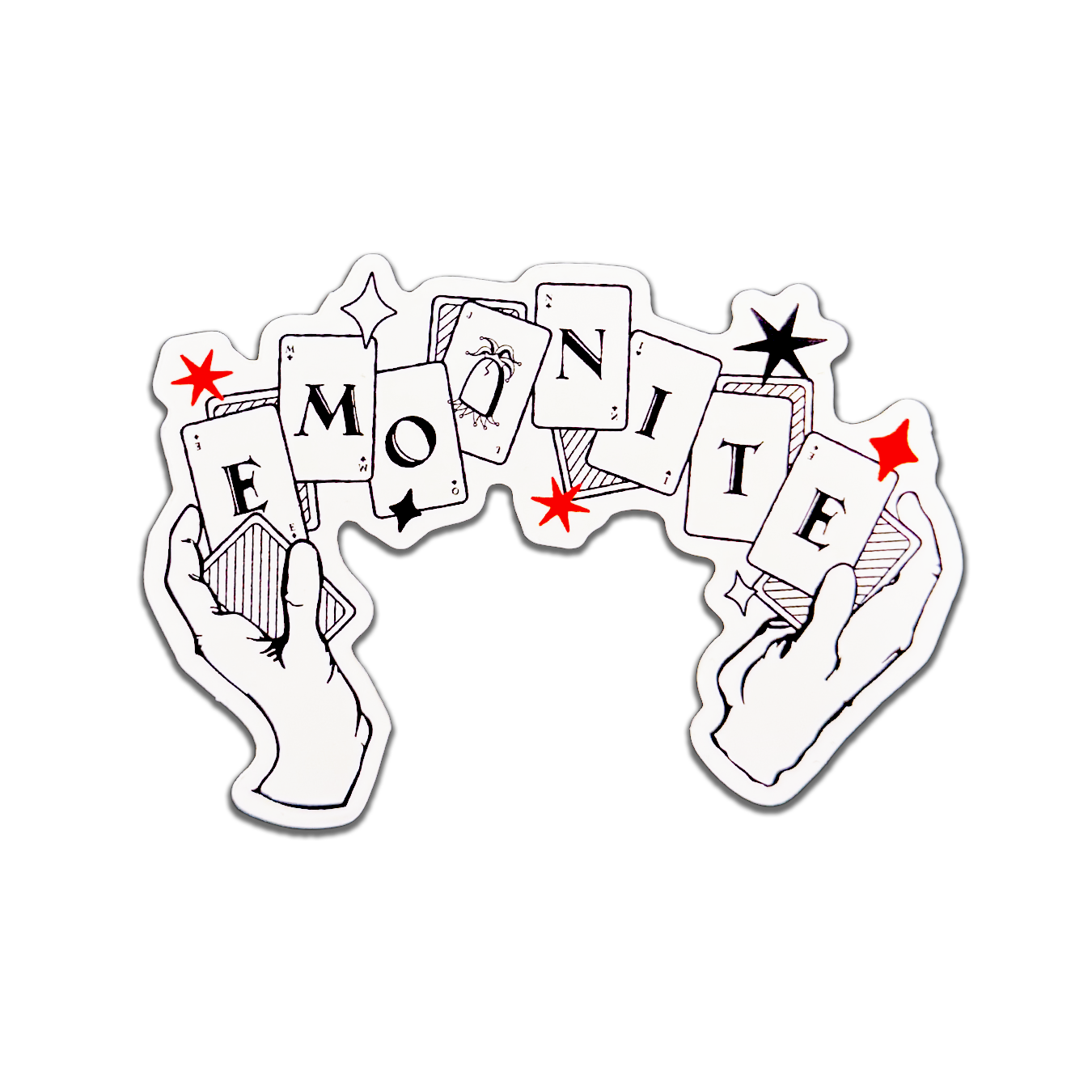 Pick A Card Sticker – Emo Nite